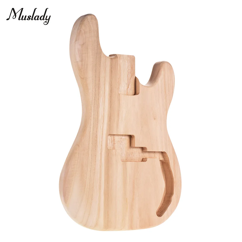 Muslady PB T02 Sycamore Wood Electric Guitar Body Unfinished PB Style ...