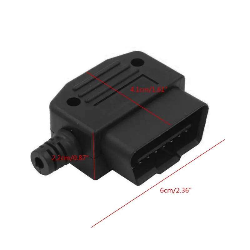 DHgate.com:OBD2 16-Pin Male Connector: Universal Car Diagnostic Adapter ...