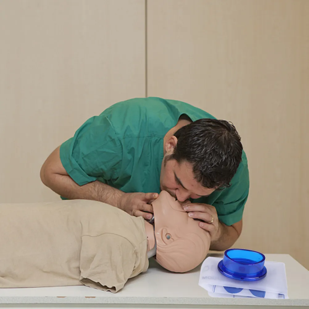Breathing Masks 1 100 Pack Disposable CPR Face Shields For Emergency ...