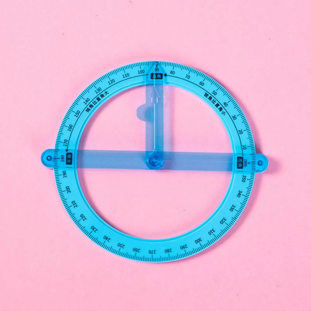 Activity Ruler Multifunctional 360 Degree Protractor Smooth Surface ...