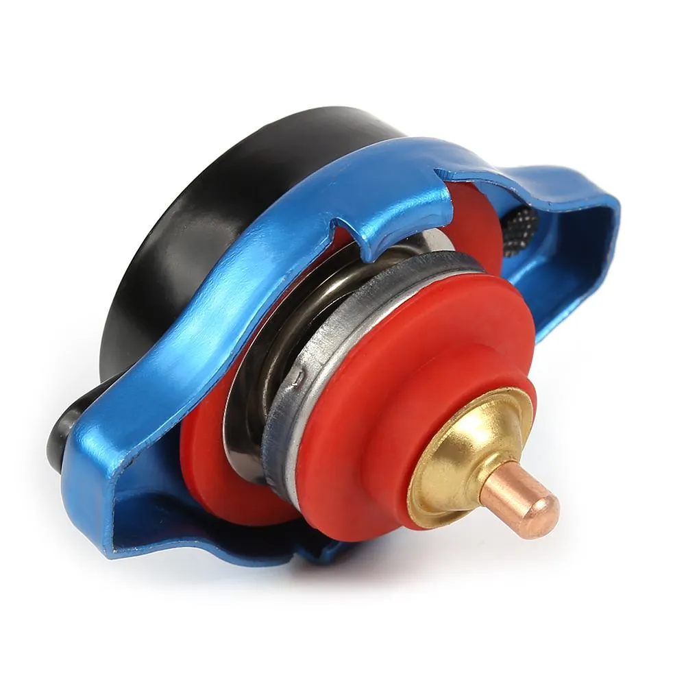 Type Aluminum Alloy Car Radiator Cap with Water Temp Gauge & Pressure ...
