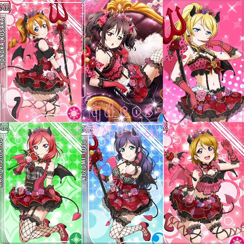 Lovelive! Honoka Hanayo Maki Niko All Members Little Devil Uniform ...