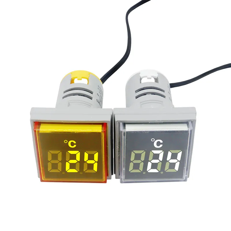 Square AC Temperature Indicator Light Measuring Liquid And Air ...