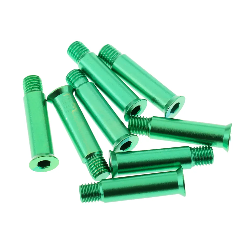 8-Piece Aluminum Alloy Roller Skate Axle Screws & Bolts - High ...