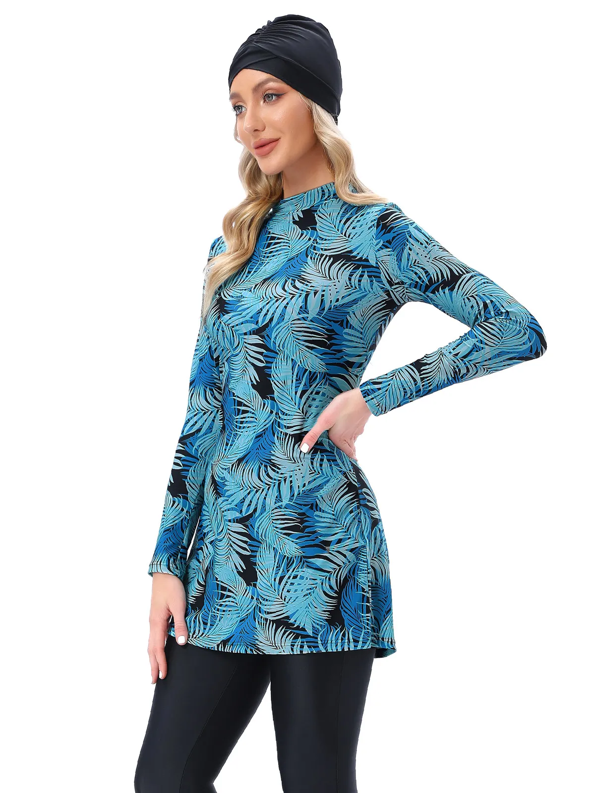 Muslim Modest Swimwear: Full Coverage Hijab Burkini with Built-in Bra ...