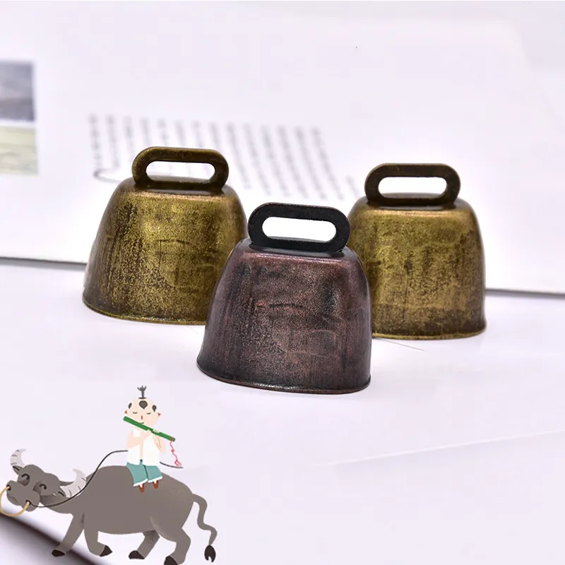 Metal Ox Bell Retro Horse Sheep Grazing Bronze Ox Bell Antique Wall ...