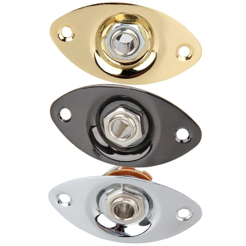 Electric Bass Guitar Jack 1/4 Guitar Pickup Output Input Jack Socket ...
