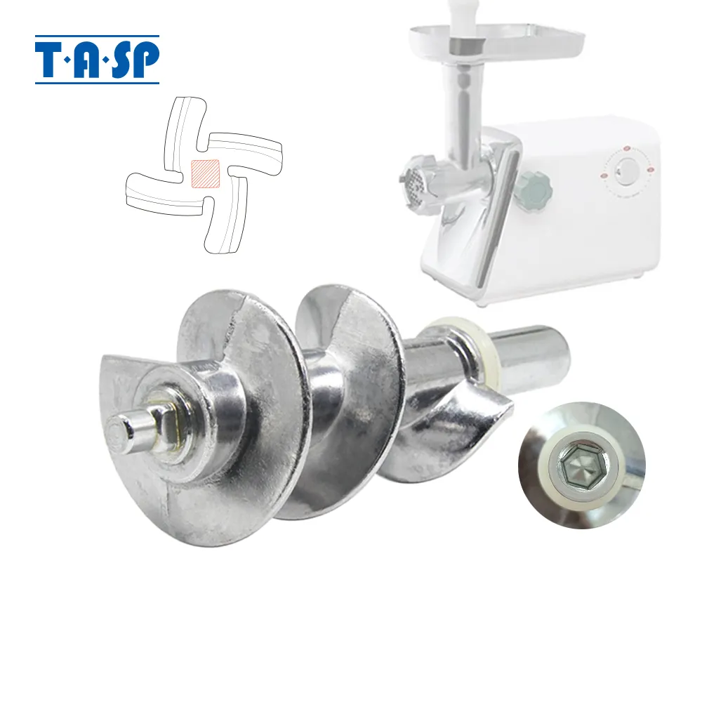 120mm Meat Grinder Auger Mincer Screw with #5 Knife for Supra MGS-1350 ...