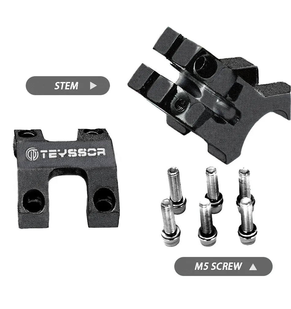 Short Bike Stem - 35mm Bicycle Stem for MTB, Road, BMX - Premium ...