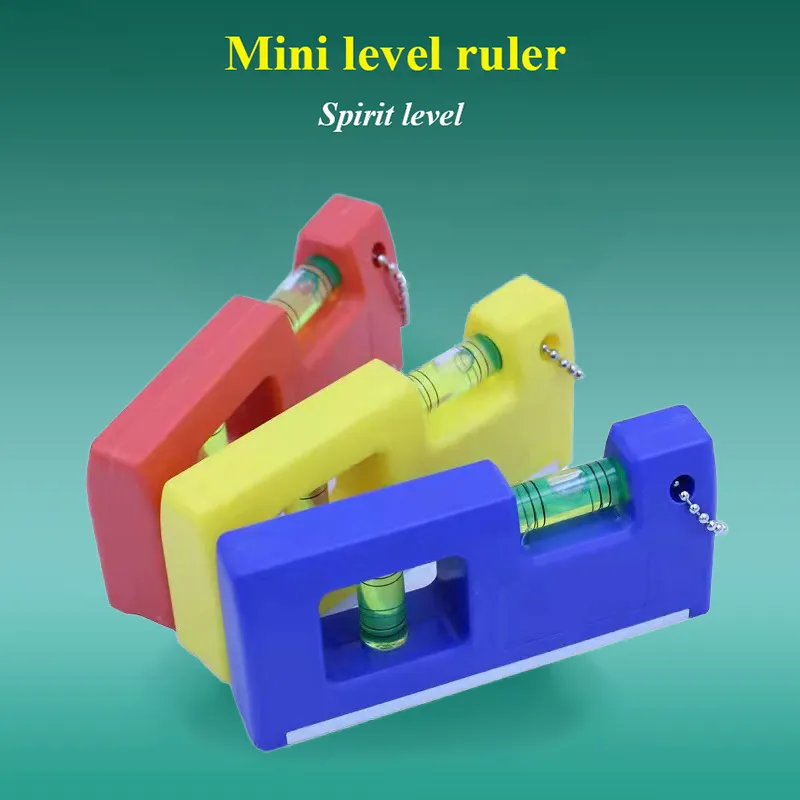 Portable Magnetic Mini Bubble Level - Compact Horizontal Ruler with ...