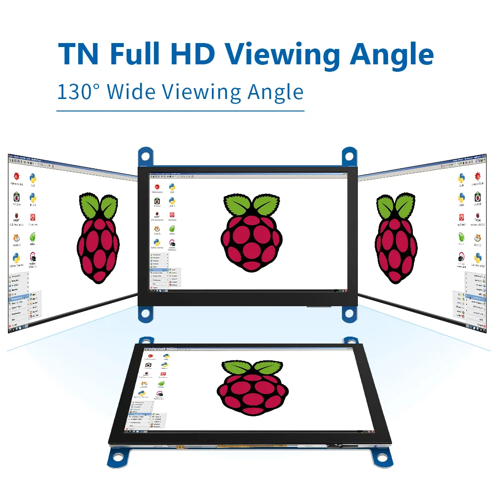 Mini Monitor 5inch Screen AIDA64 LCD Display Capacitive Touch HDMI ...