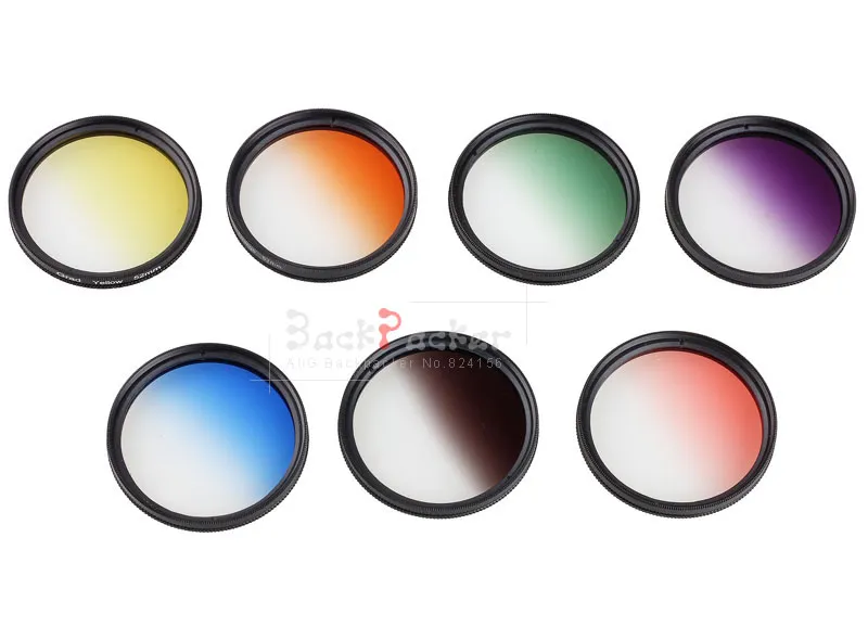 DHgate.com:46mm Gradient ND Filter | Full Red to Blue Color Transition ...