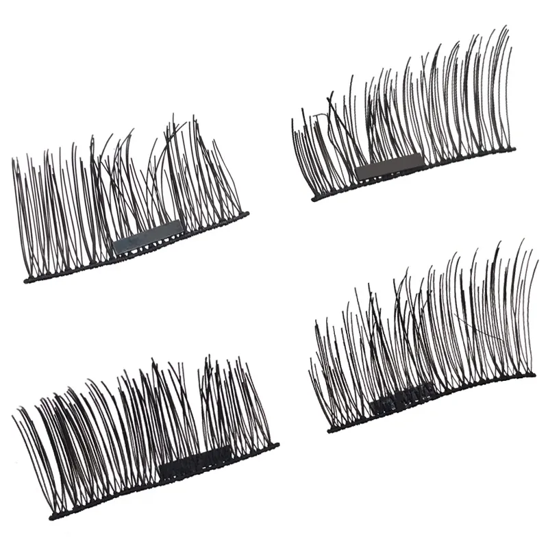 Magnetic Mink Lashes Fluffy 3D Natural Hair Mink Eyelashes for Dramatic ...