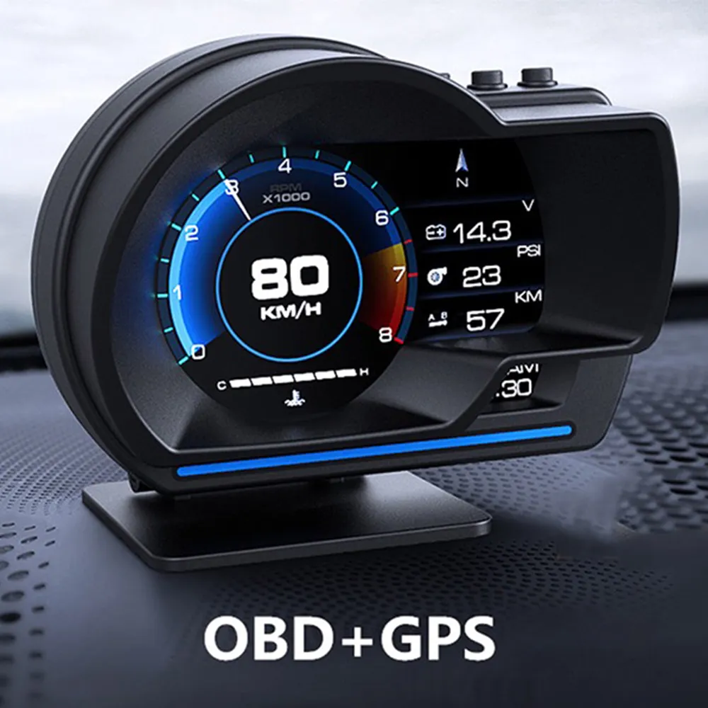 Advanced OBD2 HUD, Smart Car Head-Up Display, Digital Turbo Boost Meter ...