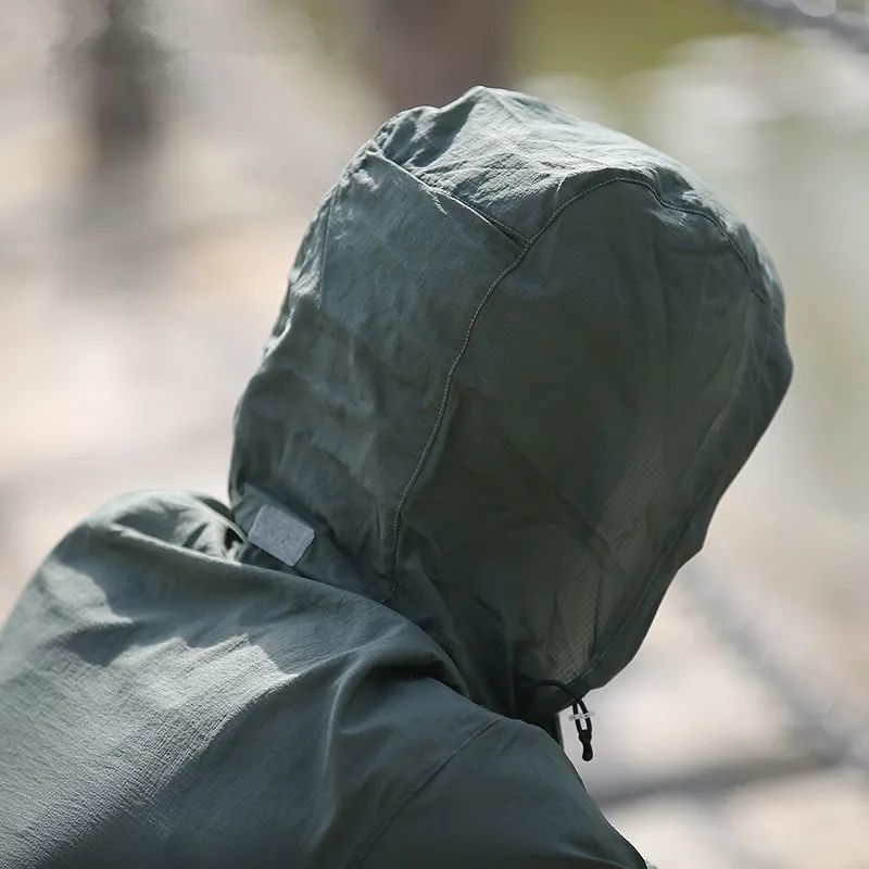 Quick-Dry Breathable Sun Protection Outdoor Sports Hooded Tactical ...