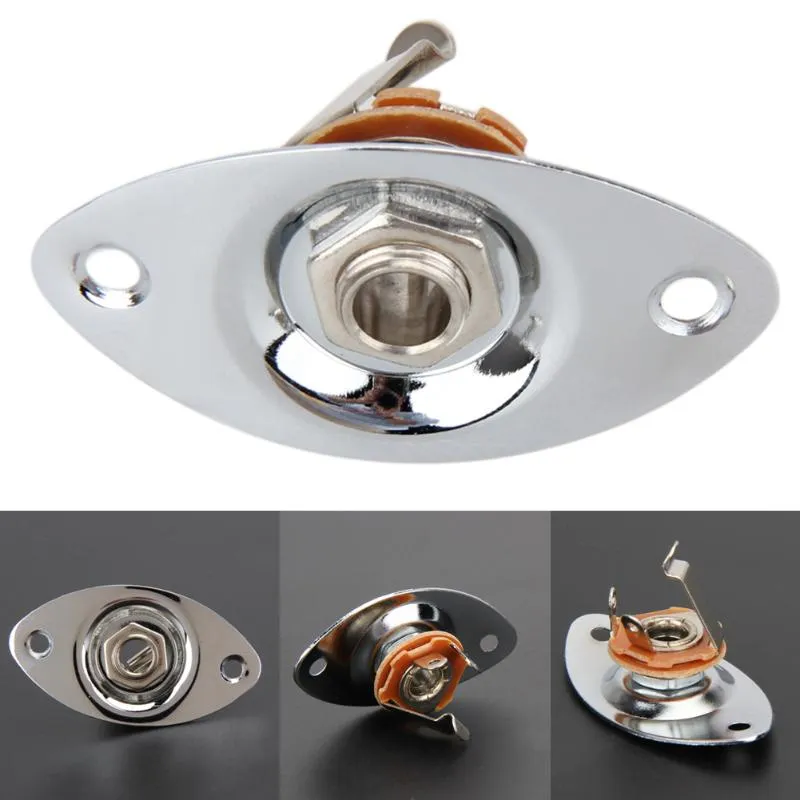 Electric Bass Guitar Jack 1/4 Guitar Pickup Output Input Jack Socket ...