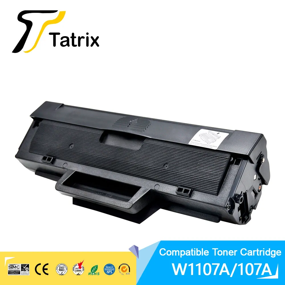 Tatrix W1107A Toner 107a W1107A Premium Compatible Laser Black Toner ...