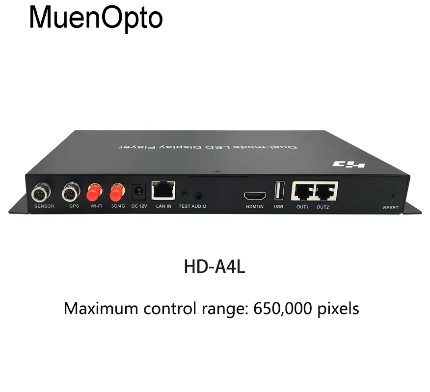 Huidu Full-Color Video LED Display Player Box, Dual-Mode, Audio Output ...