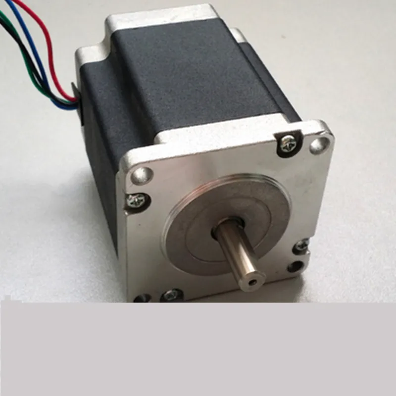 Nema24 stepper - 2-Phase 4-Wire, 76mm, 2.2N.m 306oz-in - 1.8 Degree 4A Shaft, 8mm Frame - Ideal ...