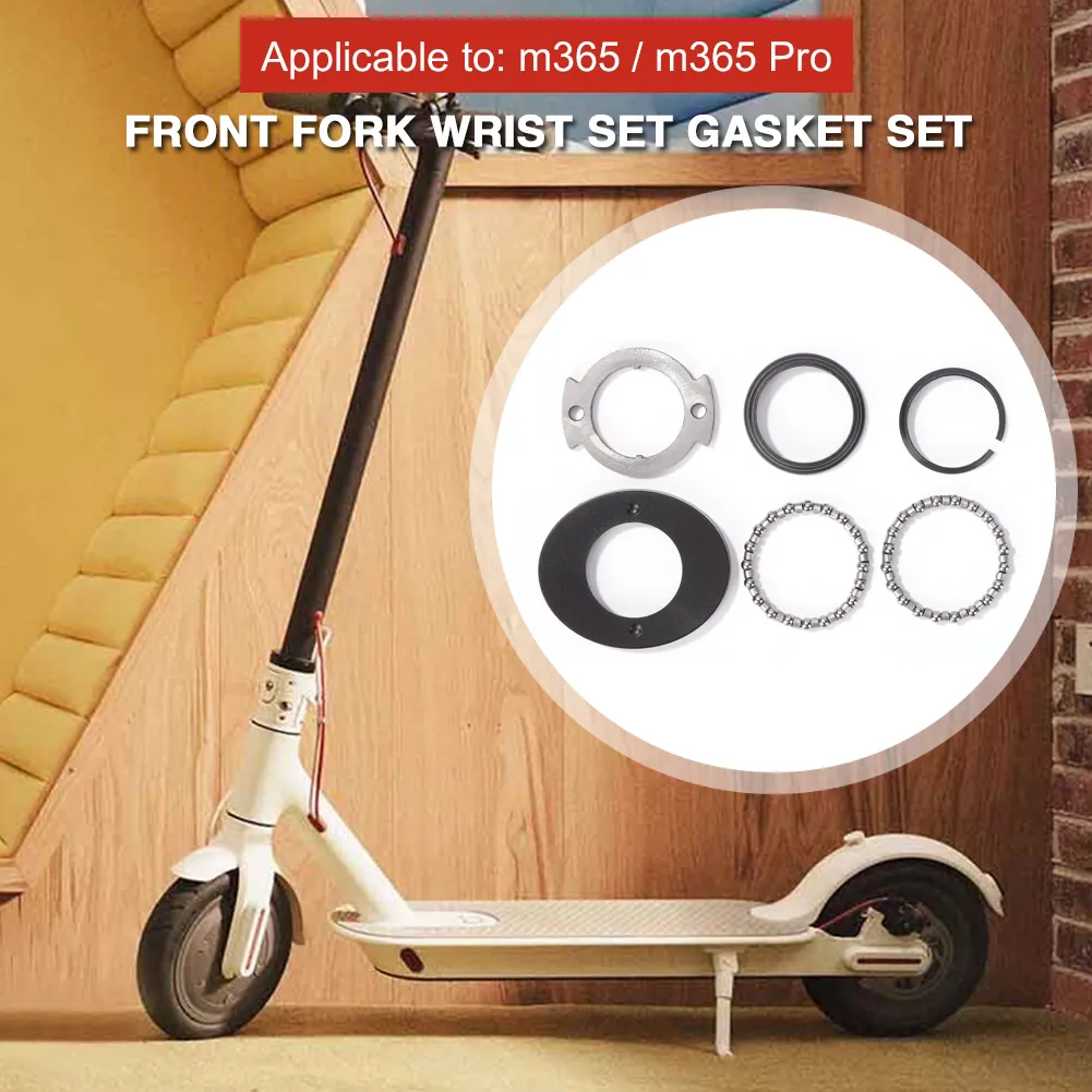 Electric Scooter Bearing Bowl Spacers Front Fork Tube Washer For M365 ...