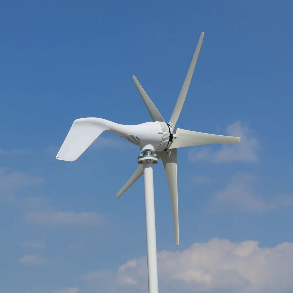 Portable Wind Power Generator 600W Horizontal Wind Turbine Kit: 12V/24V ...