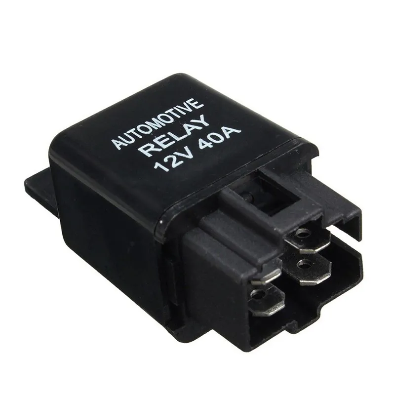 4-Pin SPST 12V 40A Auto Replacement Automotive Relay for Car, Van, Boat ...