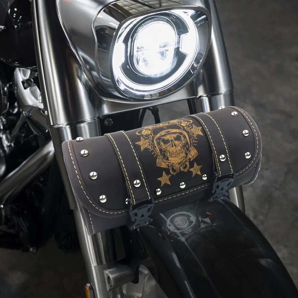 DHgate.com:Motorcycle Luggage Harley, PU Leather Saddlebags - Front ...