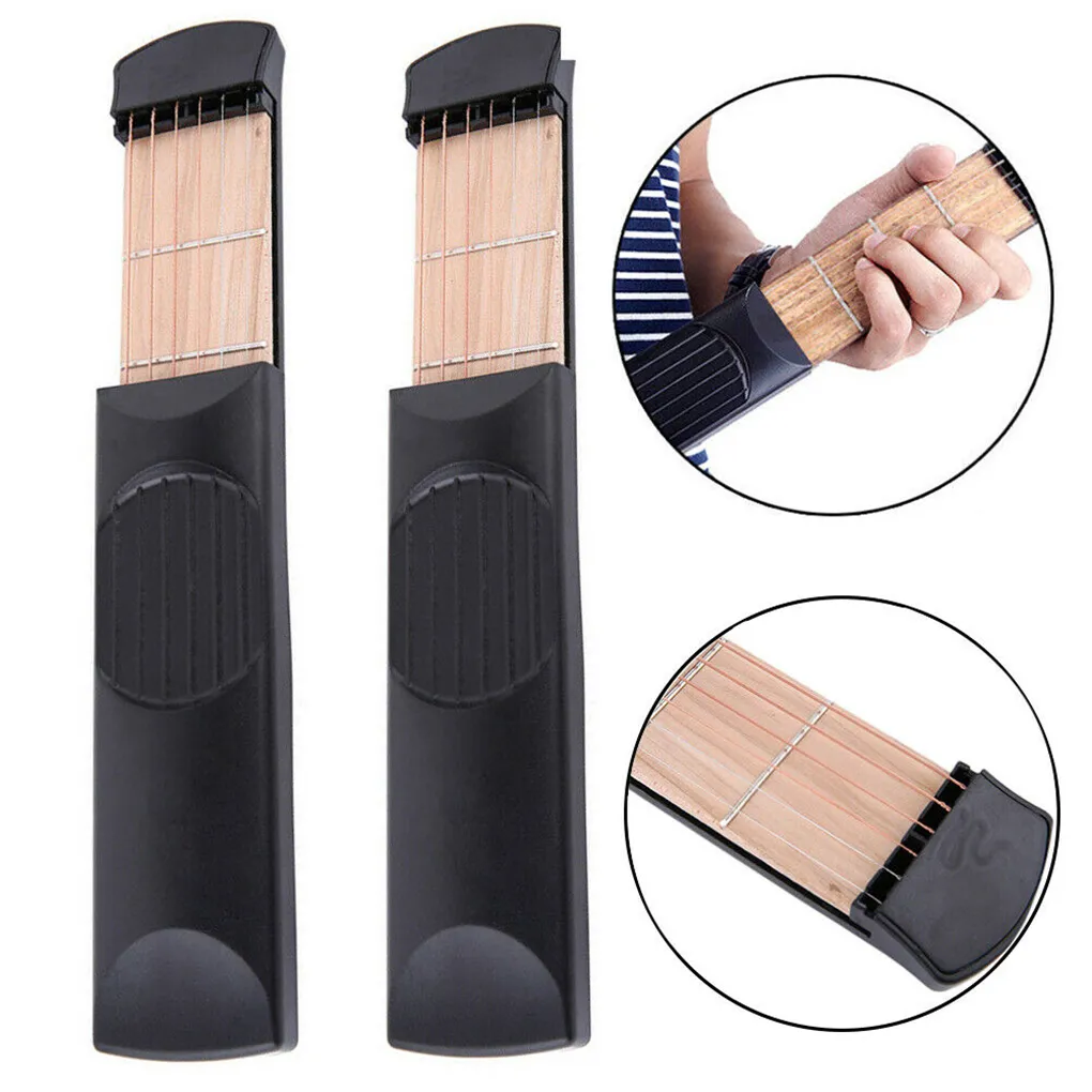 Pocket Acoustic Guitar Practice Tool 6 String... From Ddmywonder, $16. ...