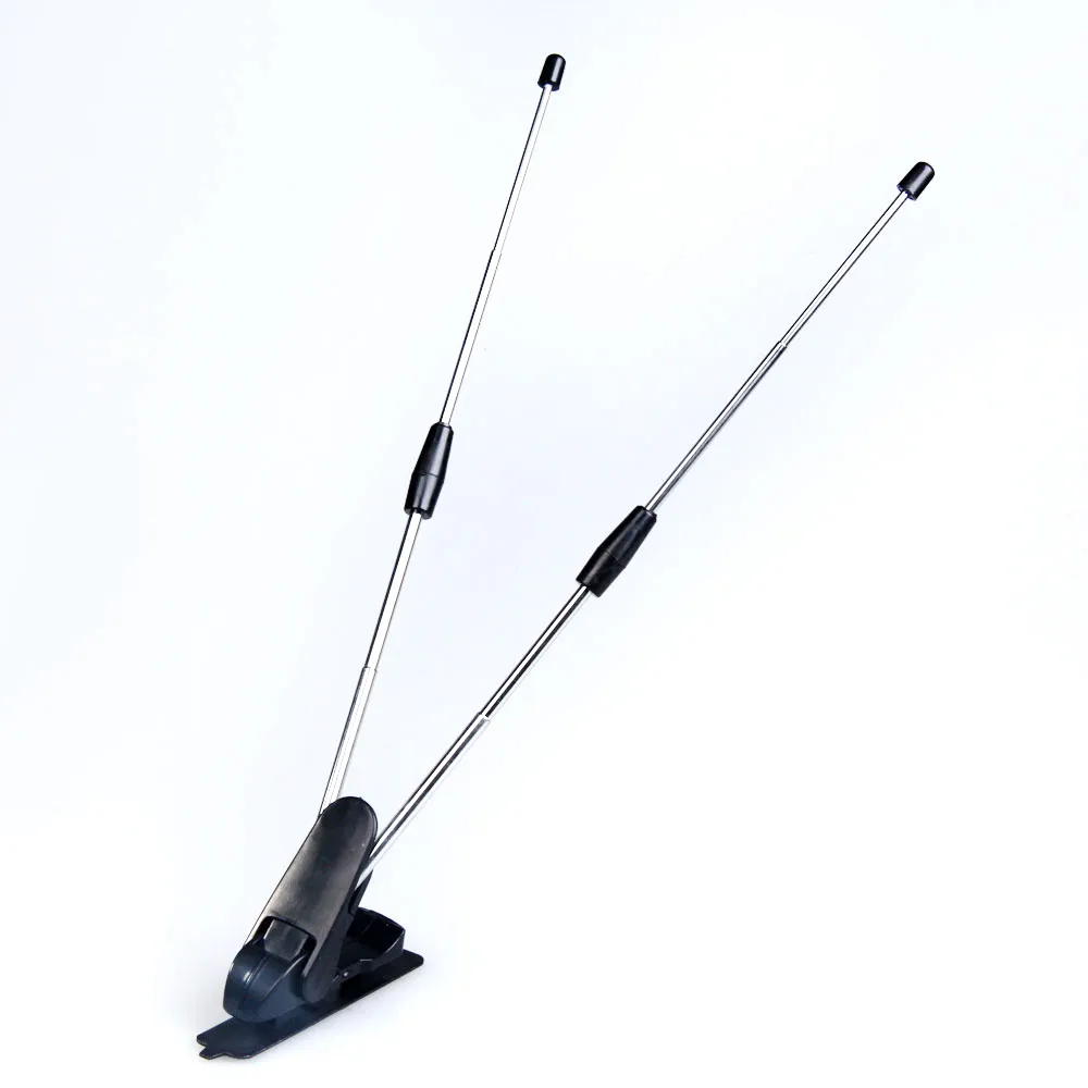 High Strength Universal Double Foldaway Antenna For Car Stereo, TV, And ...