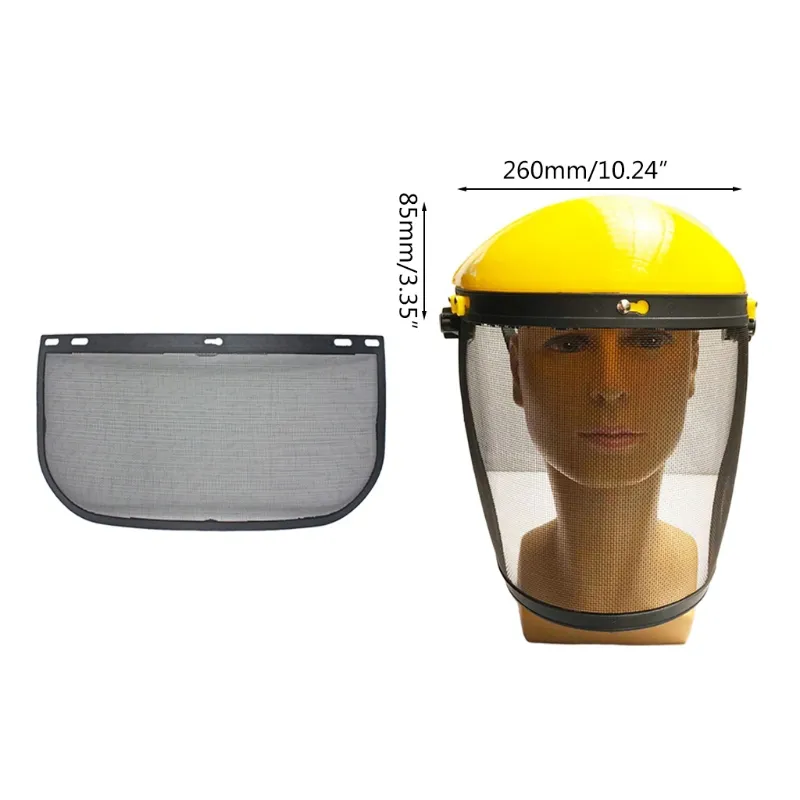 Gardening Safety Helmet Replacement with Steel Mesh for Forestry ...