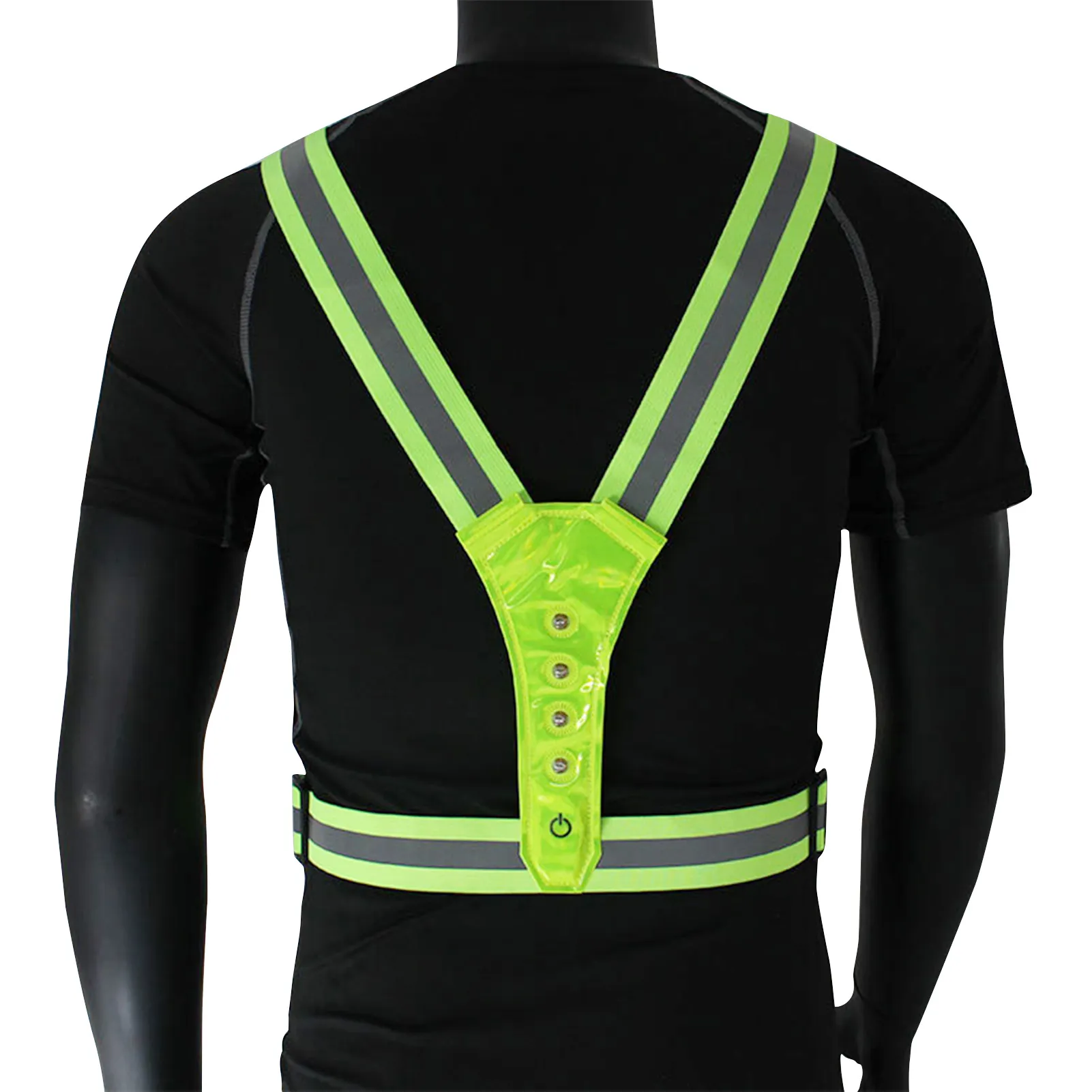 Adjustable LED Reflective Safety Vest for High Visibility at Night from ...