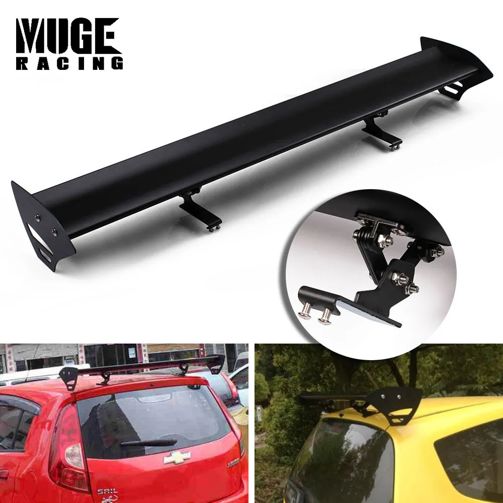 Adjustable 110 CM Aluminum Racing Trunk drag racing spoiler for ...