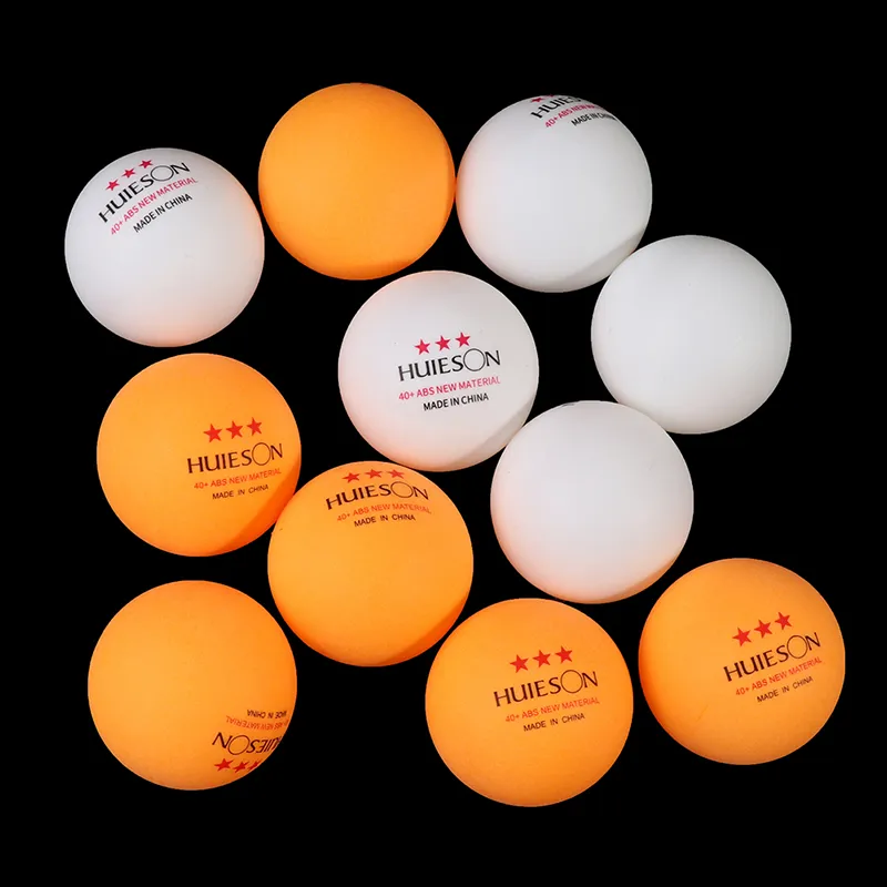 Professional 40mm High-Bounce ABS Plastic Table Tennis Balls 10-Pack ...