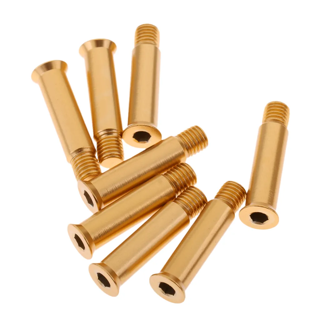 8-Piece Aluminum Alloy Roller Skate Axle Screws & Bolts - High ...