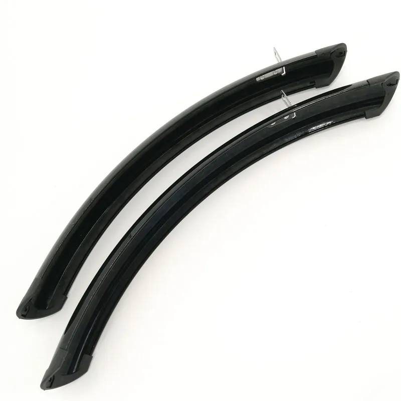 Retro Bike Fender Set - 700C Road Bicycle Front & Rear Fenders, Black ...
