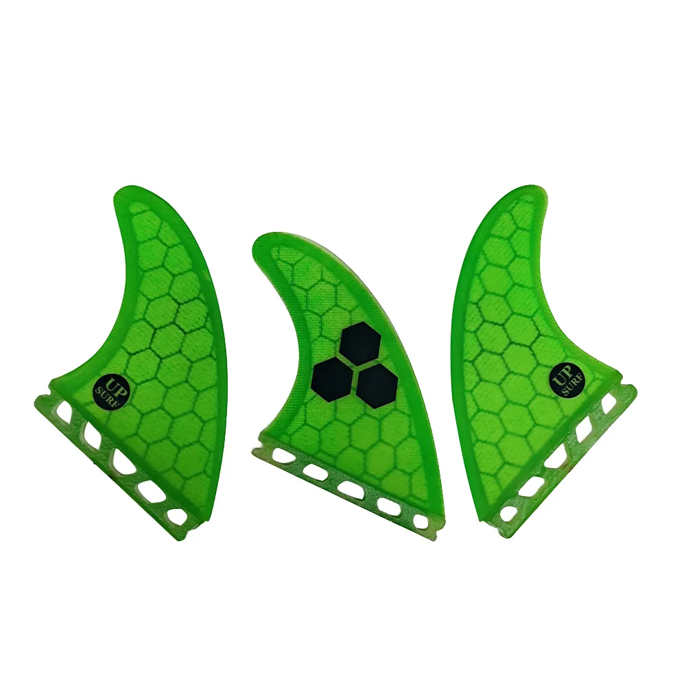 FUTURE Fiberglass Honeycomb Surfing Fins - Single Tab | Green | G3/AM2 ...