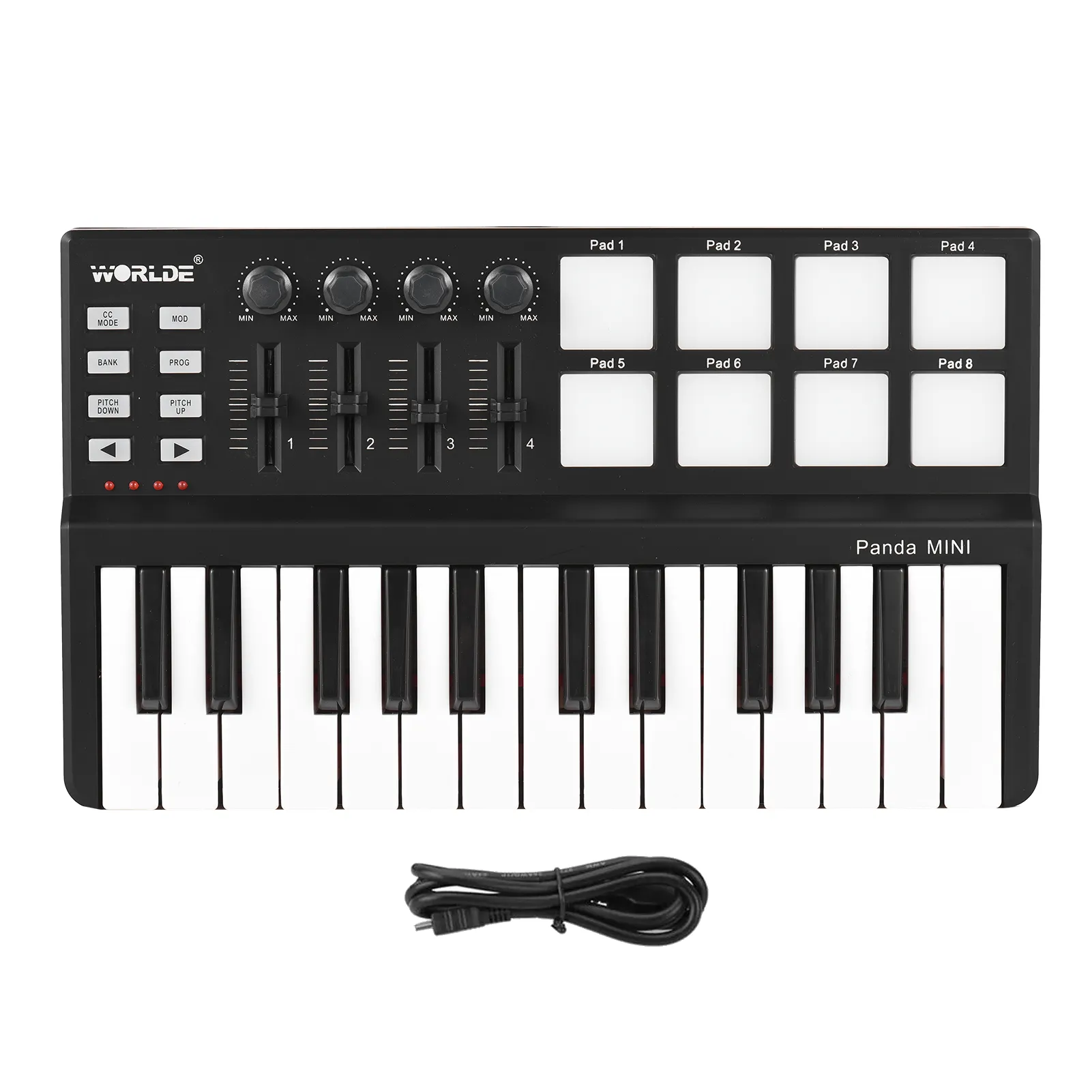 DHgate.com:25-Key MIDI Control Keyboard Mini Portable USB Keyboard MIDI ...