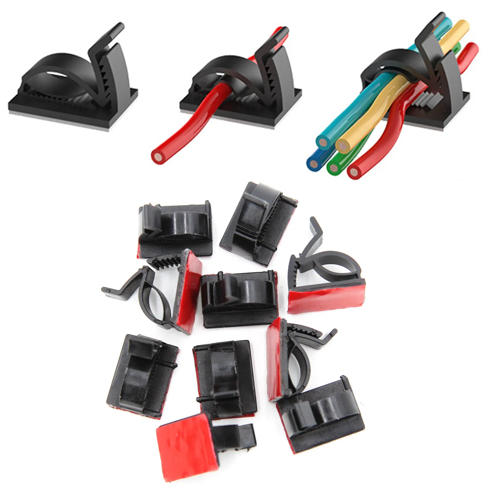 Dashboard cable clips store