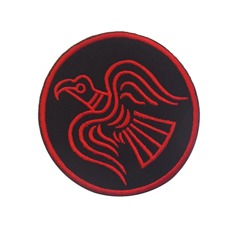 Rare Norse Viking Raven Patch Runes Odin God Of War Patches Fastener ...
