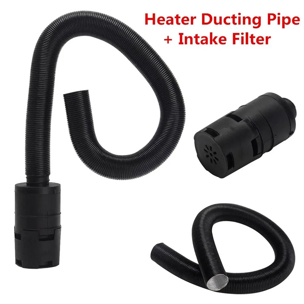 Air Con Pipe Clamp Set - 25mm Auto Air Intake Filter Tube Silencer with ...