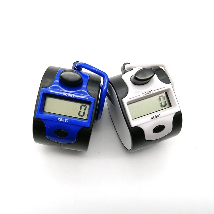Plastic Hand Tally Counter Clicker - 5 Digit LCD Screen Manual Counting ...
