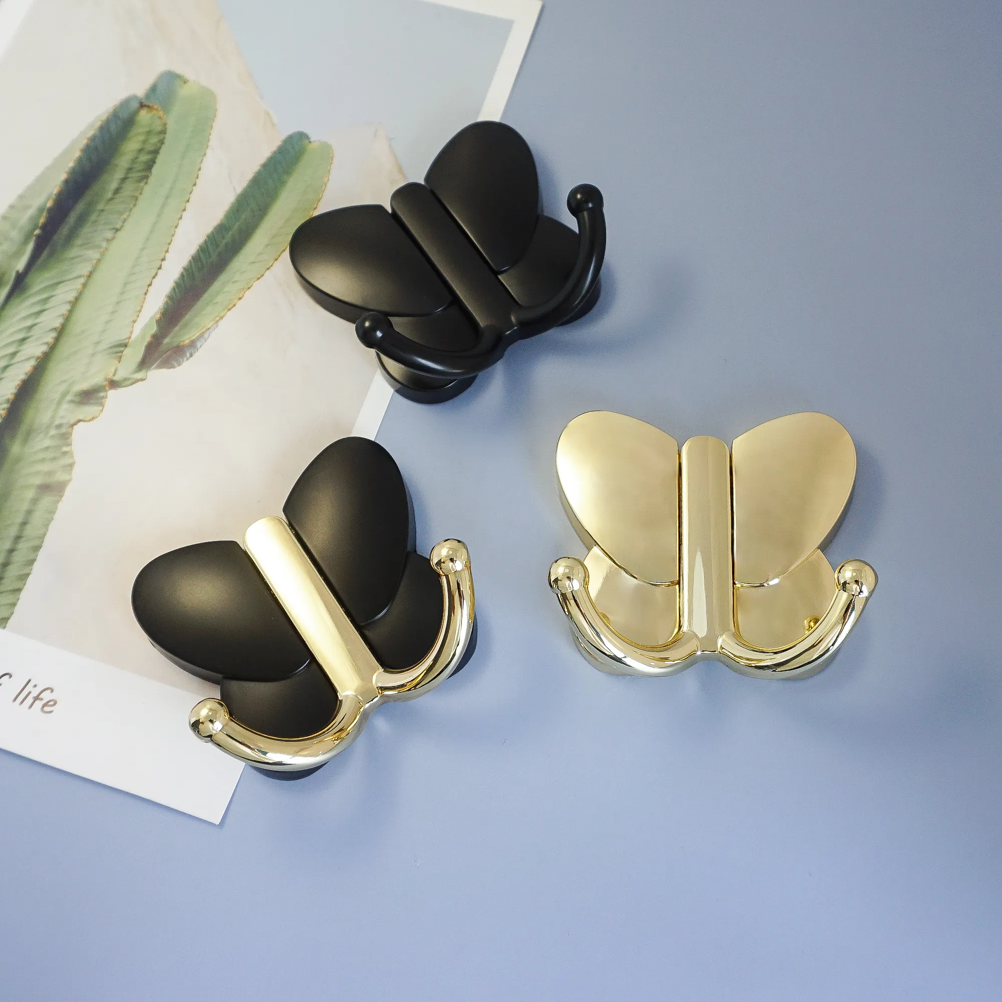 DHgate.com:2024 Wall-Mounted Butterfly Hooks: Decorative Zinc Alloy ...