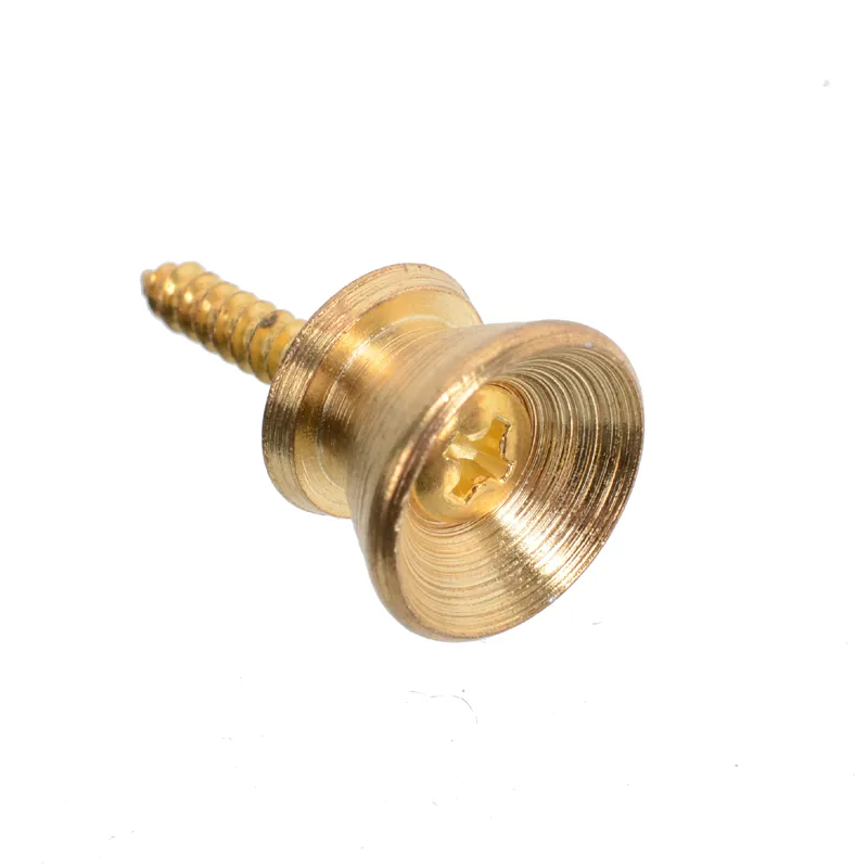Electric Bass Guitar Strap Locks 2 Pack Metal Locking End Buttons With ...