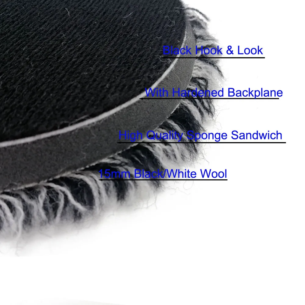 DHgate.com:5/6 Inch Wool Buffing Pad - High-Density Lambswool for Car ...