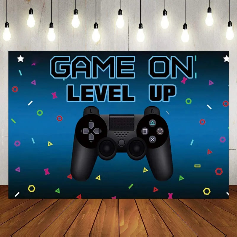 Vibrant Video Game Photo Backdrops - Perfect for Birthday Parties ...
