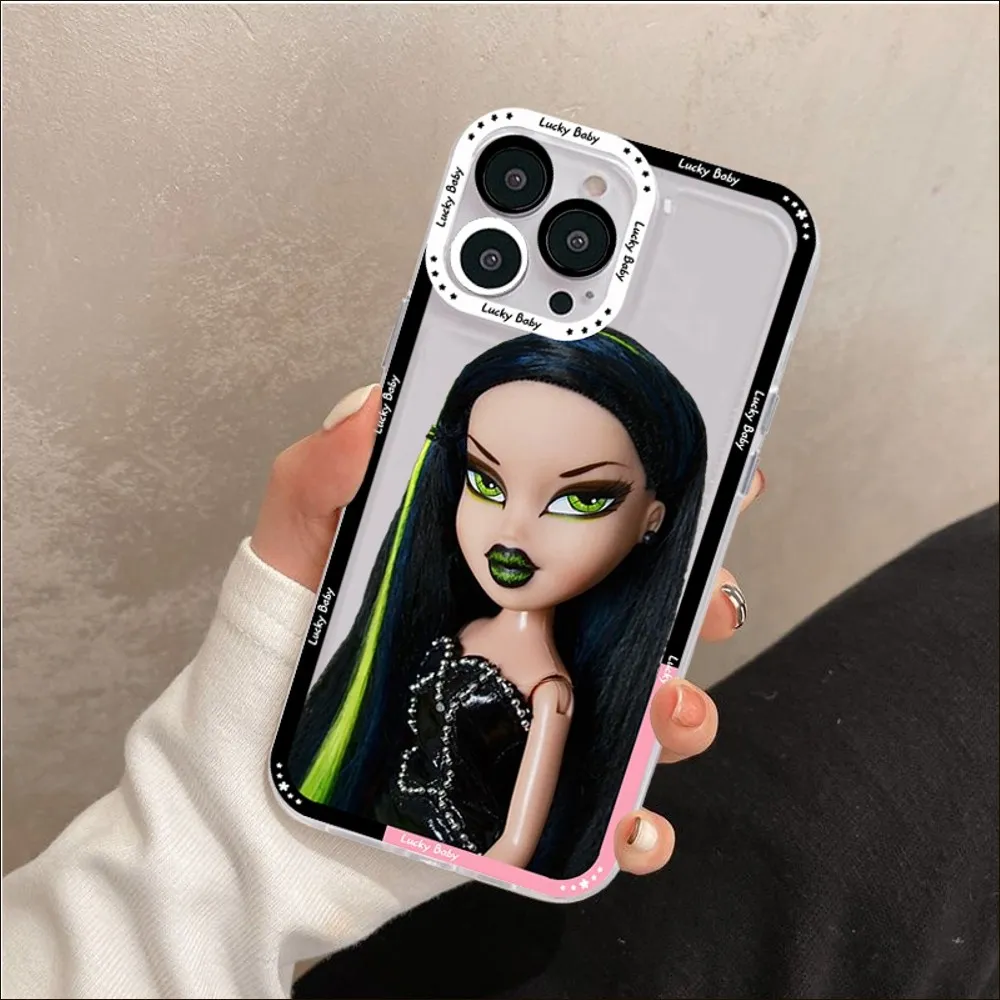 Ultra-Clear Bratz Doll TPU Silicone Case for iPhone with Custom Artwork ...