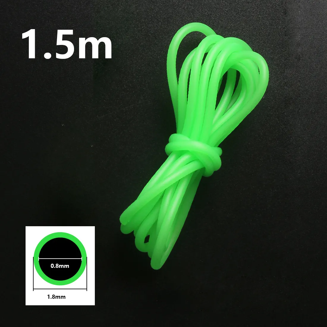 DHgate.com:Luminous Fishing Line Tube - 0.8mm/1mm/1.5mm/2mm, 1/1.5m ...