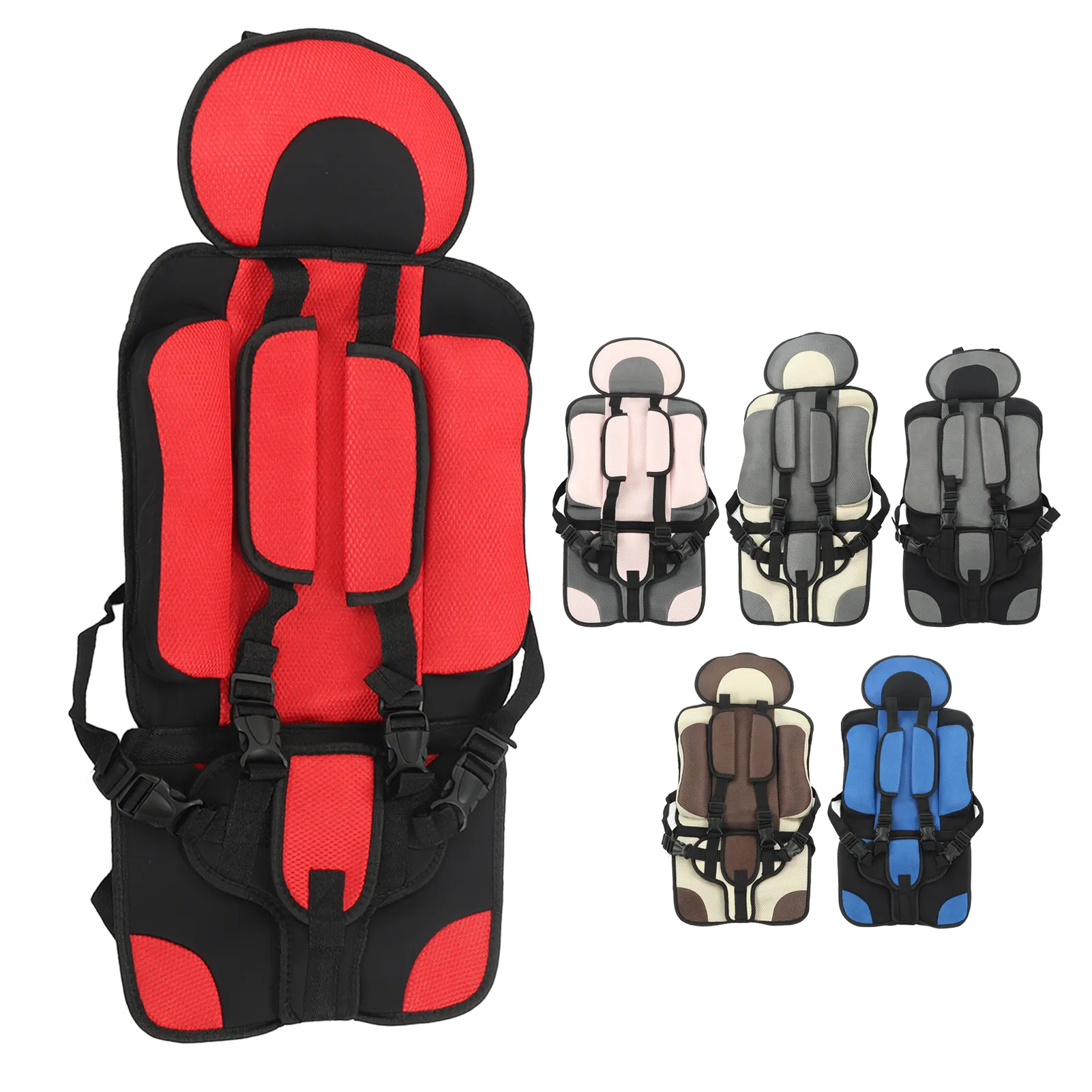 Kids' Safety Seat: Simple, Portable, Foldable Car Seat with Adjustable ...