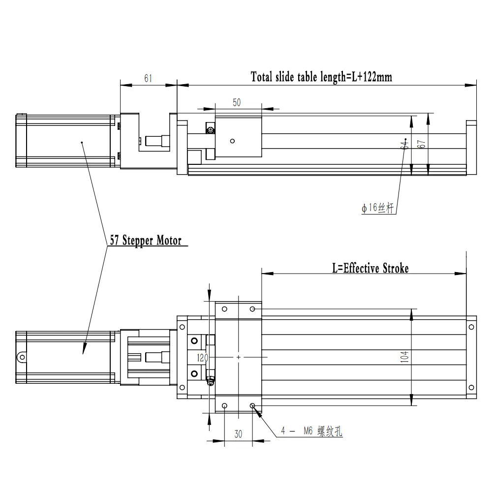Precision XYZ Table With Linear Rail Guide & Ballscrew: 100 500mm ...