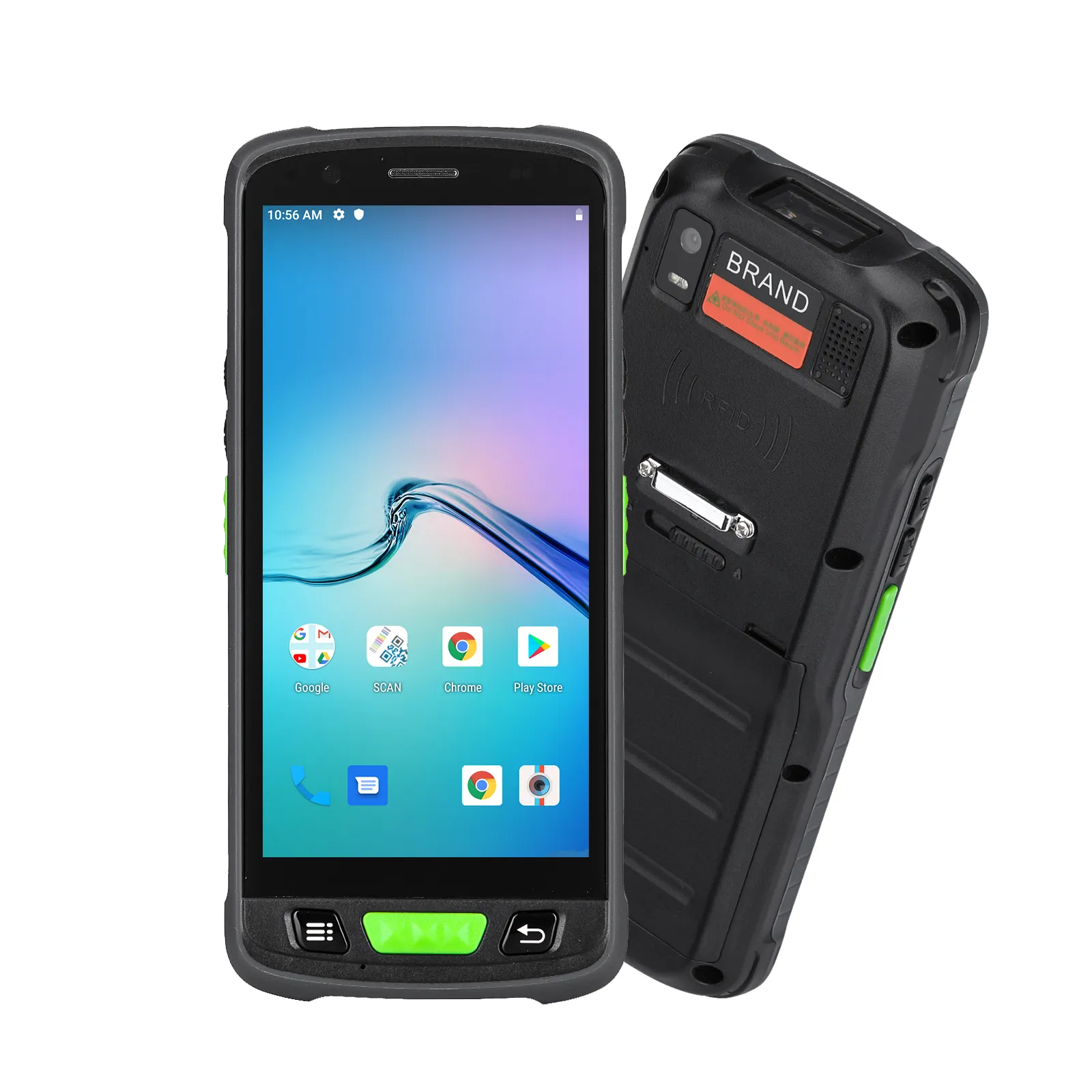 Rugged Handheld Terminal With 5.5inch Android 11, QR Gs1 Barcode ...